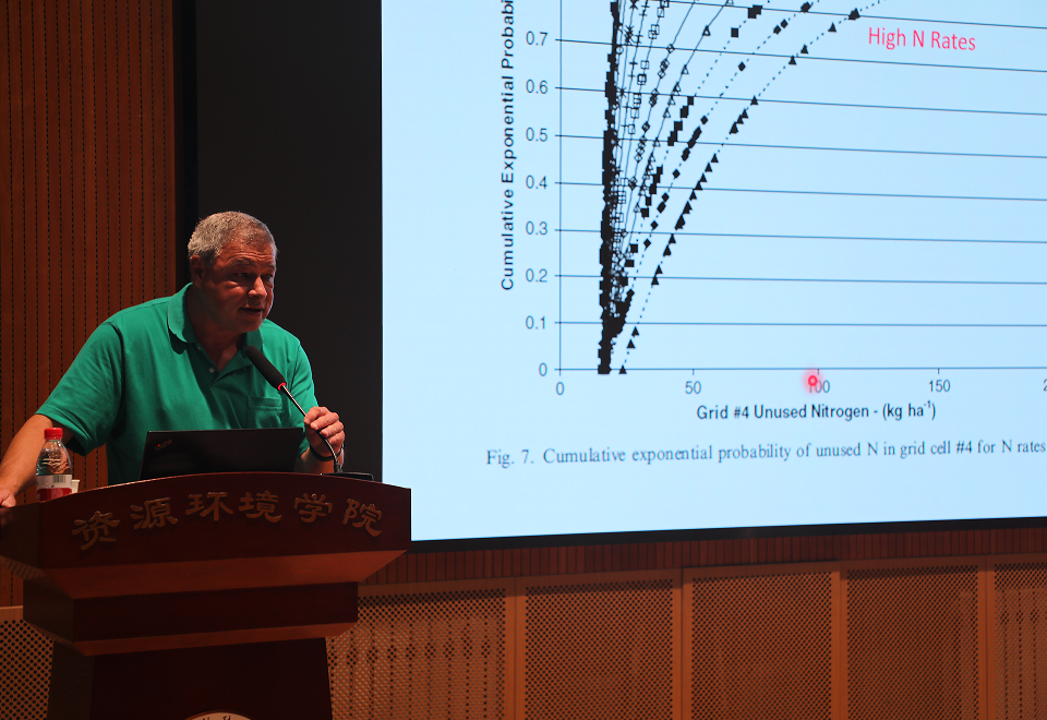 美国奥本大学教授William David Batchelor来访交流 西北农林科技大学资源环境学院